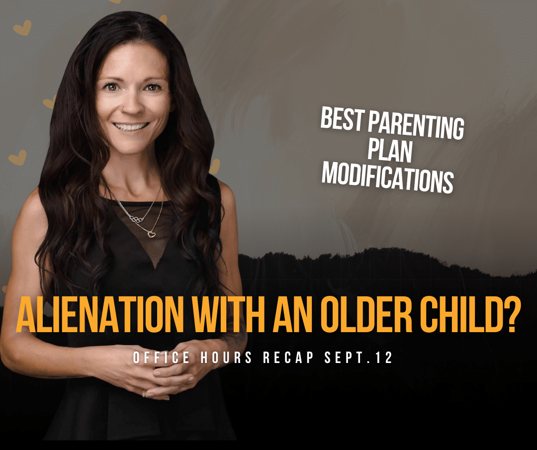 Office Hours Recap – September 12 - Modern Divorce Navigator